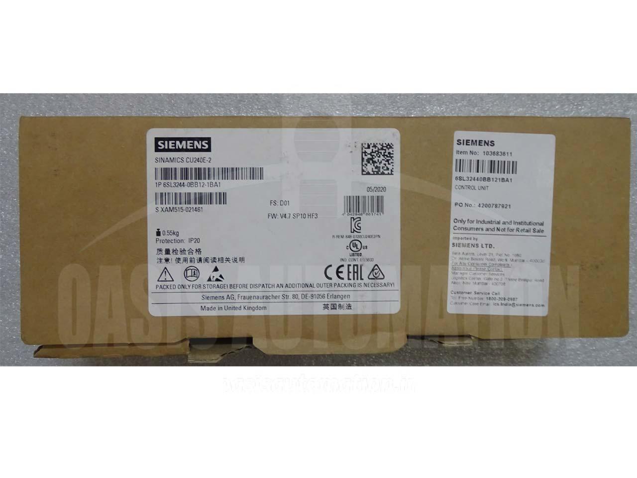 Repair / Purchase SIEMENS Sinamics G120 Control Unit CU240E-2 ...